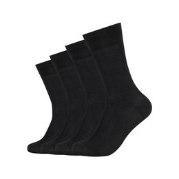Socken Camano "ca-soft", Damen, Gr. 43-46, schwarz, Baumwolle, Polyamid, unifarben, normal, Socken Socken, mit hoher Verarbeitungsqualit&auml;t