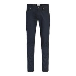 Jack & Jones 5-Pocket-Hose JACK & JONES "JPSTGLENN DYLAN ORIGINAL", Herren, Gr. 29, L&auml;nge 34, schwarz navy, Web, Obermaterial: 98% Baumwolle, 2% Elasthan, unifarben, slim fit kn&ouml;chellang, Hosen 5-Pocket-Hose