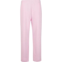 Jogginghose Urban Classics "Urban Classics Fluffy Sweatpants", Herren, Gr. 5XL, US-Gr&ouml;&szlig;en, softpink, 70% Baumwolle, 30% Polyester, unifarben, loose fit, Hosen Jogginghose