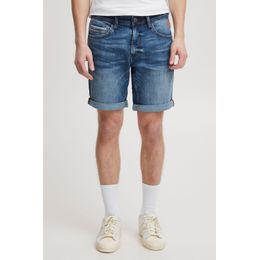 Jeansshorts Blend "BHDenim", Herren, Gr. M, US-Gr&ouml;&szlig;en, denim middle blau, Denim/Jeans, 70% Baumwolle, 28% Polyester, 2% Elasthan, unifarben, regular fit kurz, Jeans Jeansshorts, Stilvolle 5-Pocket-Jeansshorts