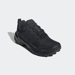 Wanderschuh adidas terrex "TERREX SKYCHASER AX5 GORE-TEX", Damen, Gr. 47, schwarz (core schwarz, core schwarz, carbon), Synthetik, Textil, Schuhe Wanderschuh, wasserdicht, Topseller