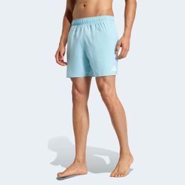 Badeshorts adidas Performance "ESS SH 5IN", Herren, Gr. L, N-Gr, icey blau, wei&szlig;, Obermaterial: 100% Polyester, Badehosen Badeshorts