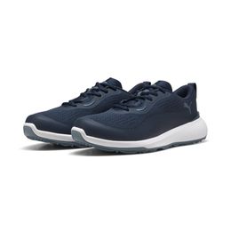 Golfschuh Puma "Gruve Sport Golfschuhe Damen", Damen, Gr. 38,5, club navy tiefblau, Obermaterial: Textil, Synthetik; Futter: Textil; Innensohle: Textil; Laufsohle: Gummi, Schuhe