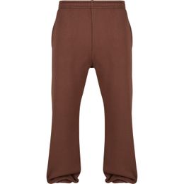 Jogginghose Urban Classics "Urban Classics Fluffy Sweatpants", Herren, Gr. S, US-Gr&ouml;&szlig;en, chocolatebraun, 70% Baumwolle, 30% Polyester, unifarben, loose fit, Hosen Jogginghose