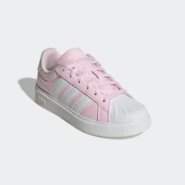 Sneaker adidas Sportswear "STREETTALK", Damen, Gr. 36, clear pink, ftwr wei&szlig;, grau two, Synthetik, Schuhe Sneaker, inspiriert vom Design des adidas superstar, f&uuml;r Kinder & Jugendliche