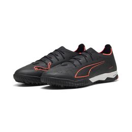 Fu&szlig;ballschuh Puma "ULTRA 6 PRO CAGE Fu&szlig;ballschuhe Erwachsene", Damen, Gr. 44, schwarz rot, Obermaterial: Synthetik, Textil; Futter: Synthetik, Textil; Innensohle: Textil; Laufsohle: Gummi, Schuhe Fu&szlig;ballschuh