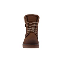 Stiefel Tom Tailor "Tom Tailor Winter Boots", Damen, Gr. 38, whisky, unifarben, Schuhe Stiefel