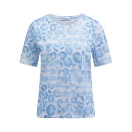 Peter Hahn - Rundhals-Shirt, blau, Gr. 38 / S - Baumwolle