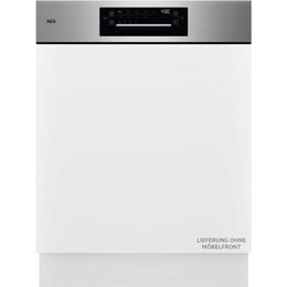 AEG teilintegrierbarer Geschirrsp&uuml;ler "GT9200X2SCM", Energieeffizienz: A, wei&szlig; (silberfarben), B:59,6cm H:84,5cm T:58cm, Geschirrsp&uuml;ler, Leise Sp&uuml;lmaschine 38 dB kraftvoll gegen Eingebranntes EEK A-10 %, teilintegrierbarer Geschirrsp&uuml;ler