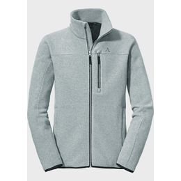 Sch&ouml;ffel Fleecejacke SCH&Ouml;FFEL "Fleece Jacket Lakefield M", Herren, Gr. 58, grau (9260, grau), Oberstoff : 50% Wolle 27% Polyester 23% Nylon, regular fit, hoch geschlossener Ausschnitt, Jacken Fleecejacke