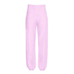 Sporthose WINSHAPE "Functional Light and Comfort Wide Leg Pants CUL102LC", Damen, Gr. M, Normalgr&ouml;&szlig;en, rosa (lavender rose), 85% Polyester, 15% Elasthan, Hosen Sporthose, mit Gummizug