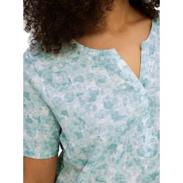 Heine Damen Kurzarmshirt, Blau, Gr. 40, T-Shirts, 100% Baumwolle