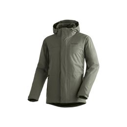 Winterjacke Maier Sports "Peyor 3in1", Herren, Gr. 50, gr&uuml;n (tannengr&uuml;n), 100% Polyester, hoch geschlossener Ausschnitt, Jacken Winterjacke, warme Herren Jacke, wattierte Regenjacke, wasserdicht + atmungsaktiv