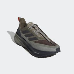 Laufschuh adidas Performance "ULTRABOOST 5 TR", Herren, Gr. 43, silber pebble, core schwarz, impact orange, Synthetik, Textil, Schuhe Laufschuh