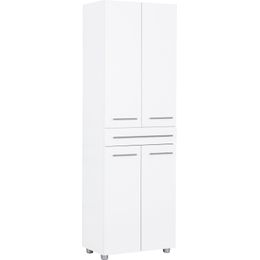 Hochschrank Optifit "Bern", wei&szlig;, B:60cm H:183,7cm T:34,6cm, Holzwerkstoff, Schr&auml;nke, Hochschrank