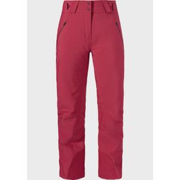 Sch&ouml;ffel Outdoorhose SCH&Ouml;FFEL "Ski Pants Weissach L", Damen, Gr. 42, Normalgr&ouml;&szlig;en, rot (3750, rot), Oberstoff : 100% Polyester (Membran: Polyurethan) Futter : 100% Polyester Wattierung : 100% Polyester, Hosen Outdoorhose