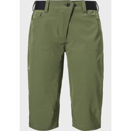 Sch&ouml;ffel 3/4-Hose SCH&Ouml;FFEL "Capri Pants Style Keitele WMS", Damen, Gr. 36, Normalgr&ouml;&szlig;en, gr&uuml;n (6737, gr&uuml;n), Oberstoff: 88% Polyester, 12% Elasthan, Hosen 3/4-Hose