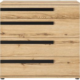 Kombikommode GAMI "Enzo", braun (eichefarben helvetia), B:91cm H:90cm T:46cm, Holzwerkstoff, Sideboards, Kombikommode, Verschiedene Module einfach zu kombinieren