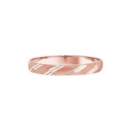 Trauring Firetti "Schmuck Geschenk Gold 375 Hochzeit Ehering "LIEBE" Gr. 22, rosa (ros&eacute;goldfarben), Fingerringe, Damen, 22, ohne Brillant, Ros&eacute;gold 375, 3mm, Trauring, Made in Germany, wahlweise mit oder ohne Brillant