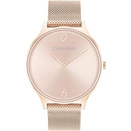 Quarzuhr Calvin Klein "TIMELESS 2H", rosa (ros&eacute;goldfarben), Armbanduhren, Damen, Quarzuhr, Armbanduhr, Damenuhr, Mineralglas, Edelstahlarmband