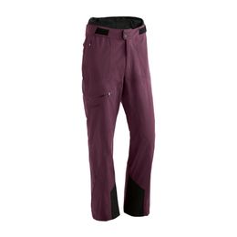 Funktionshose Maier Sports "Liland P3 Pants M", Herren, Gr. 50, Normalgr&ouml;&szlig;en, lila (purpurviolett), 100% Polyester, Hosen Funktionshose, Vielseitige 3-Lagen-Hose f&uuml;r anspruchsvollen Outdoor-Einsatz
