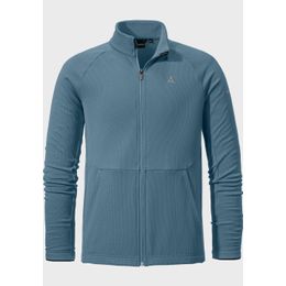 Sch&ouml;ffel Fleecejacke SCH&Ouml;FFEL "Fleece Jacket Toreck M", Herren, Gr. 58, blau (8860, blau), Oberstoff: 94% Polyester 6% Elasthan, regular fit, hoch geschlossener Ausschnitt, Jacken Fleecejacke