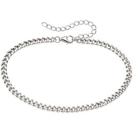 Armband "Schmuck Geschenk Silber 925 Panzerarmband", silber (silberfarben), ANISTON JEWELRY & WATCHES, Armb&auml;nder, Damen, 24cm, Silber 925 (Sterlingsilber), Armband