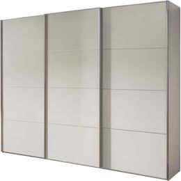 Schwebet&uuml;renschrank Wiemann "Phoenix, Made in Germany, modernes Design, Highlight, Blickfang", champagner, dekor, B:295cm H:217cm T:67cm, Schr&auml;nke, Schwebet&uuml;renschrank, maximaler Staurraum, inkl.Einlegeb&ouml;den, W&auml;scheb&ouml;den u. D&auml;mpfer