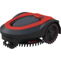 G&uuml;de Rasenm&auml;hroboter G&Uuml;DE "GRR 180.1", rot (schwarz), B:65cm H:23cm T:47cm, Rasenm&auml;hroboter, Rasenm&auml;hroboter, 3 Messer sorgen f&uuml;r perfekten Rasenschnitt