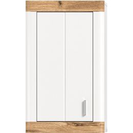 H&auml;ngeschrank Welltime "Landsby, Breite 45 cm, 1 T&uuml;r (T&uuml;ranschlag wechselbar), 1 Einlegeb&ouml;den", wei&szlig;, B:45cm H:76cm T:20cm, Schr&auml;nke, H&auml;ngeschrank, Badm&ouml;bel, Badschrank, Schrank, Wandschrank, Bad, Badezimmer