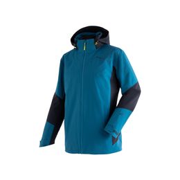 3-in-1-Funktionsjacke Maier Sports "Ribut M", Herren, Gr. 31, blau (nachtblau), Au&szlig;enjacke: 100% Polyester / Innenjacke: 100% Polyamid, Jacken 3-in-1-Funktionsjacke, funktionale Doppel-Jacke f&uuml;r Wanderungen und Ausfl&uuml;ge
