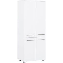 Midischrank Optifit "Bern", wei&szlig;, B:60cm H:150,4cm T:34,8cm, Holzwerkstoff, Schr&auml;nke, Midischrank