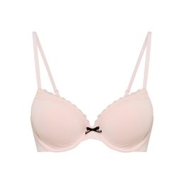 B&uuml;gel-BH HUGO UNDERWEAR "UNIQUE", Damen, Gr. 75, Cup C, light, pastel pink 688, Obermaterial: 79% Polyamid, 21% Elasthan, BHs B&uuml;gel-BH, aus elastischer Mikrofaser mit Spitzenbesatz, geformte Caps