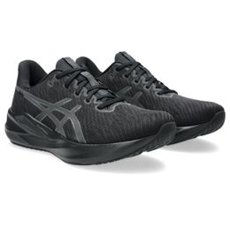 Laufschuh asics "VERSABLAST 4", Herren, Gr. 45, schwarz (schwarz, carrier grau), Textil, Schuhe Laufschuh