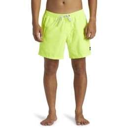 Boardshorts Quiksilver "Everyday Solid Volley 15", Herren, Gr. XS, gelb (safety gelb), Obermaterial:100% Microfaser;, Hosen Boardshorts