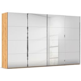 Schwebet&uuml;renschrank Rauch "Kleiderschrank Schrank Garderobe Schlafzimmerschrank SCALE-FYRA", braun (asteiche), B:360cm H:223cm T:68cm, Holzwerkstoff, Schr&auml;nke, Schwebet&uuml;renschrank, edle viergeteilte T&uuml;ren, Spiegelfront und viele Farben MADE IN GERMANY