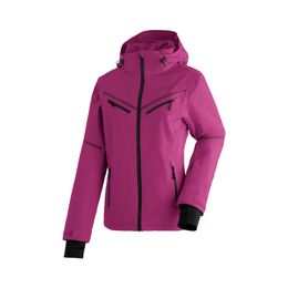 Skijacke Maier Sports "Lunada", Damen, Gr. 40, pink (magenta), 100% Polyester, Rundhals, Jacken Skijacke, Damen Winterjacke, wind- und wasserdicht, 4 RV-Taschen, Regular Fit