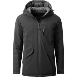 Winterjacke LPO "FENNO MN", Herren, Gr. M, schwarz, 100% Polyester, Jacken Winterjacke, Jacke wendbar und Taschen mit Magnetverschlu&szlig;