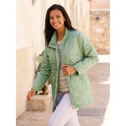 Steppjacke Casual Looks, Damen, Gr. 20, gr&uuml;n (eucalyptus), 100% Polyester, Wattierung:100% Polyester, unifarben, Jacken Steppjacke
