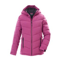 Steppjacke Killtec "KOW 261 WMN QLTD JCKT", Damen, Gr. 42, himbeere, Obermaterial: 100% Polyester;Futter: 100% Polyester;F&uuml;llung: 100% Polyester, Jacken Steppjacke, Gef&uuml;tterte Steppjacke, wasserabweisend, winddicht, Kapuze mit Schirm