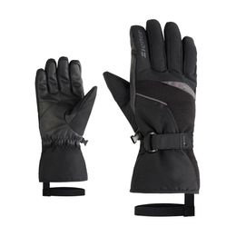 Skihandschuhe Ziener "GALERIUS-Z GTX glove man", Herren, Gr. 8, schwarz, Obermaterial: 100% Polyester; Innenseite: 100% Polyester; Futter: 100% Polyester; Wattierung: 100% Polyester, Handschuhe Skihandschuhe