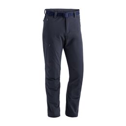 Funktionshose Maier Sports "Oberjoch Therm", Herren, Gr. 29, Kurzgr&ouml;&szlig;en, blau (dunkelblau), 90% Polyamid, 10% Elasthan, Hosen Funktionshose, Winter-Outdoorhose, wattiert und elastisch