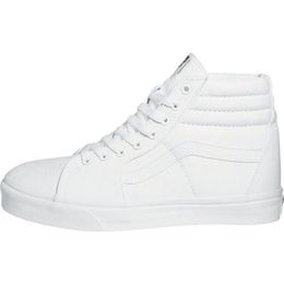 Sneaker Vans "SK8-Hi", Herren, Gr. 37, wei&szlig;, Textil, unifarben, Schuhe Sneaker, aus textilem Canvas-Material