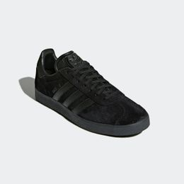 Sneaker adidas originals "GAZELLE", Herren, Gr. 47, schwarz (core schwarz, core schwarz, core schwarz), Leder, Synthetik, Schuhe Sneaker, Topseller