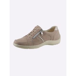 Waldl&auml;ufer Schn&uuml;rschuh WALDL&Auml;UFER, Damen, Gr. 7, beige, Nubukleder, Schuhe Schn&uuml;rschuh