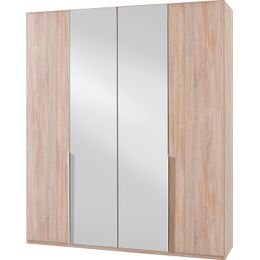 Kleiderschrank wimex "New York", braun (struktureichefarben hell), B:180cm H:208cm T:58cm, Schr&auml;nke, Kleiderschrank