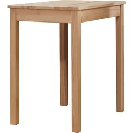 Esstisch Home Affaire "TOPSELLER", beige (kernbuche), B:50cm H:75cm T:70cm, Tische, Esstisch, in Kernbuche massiv