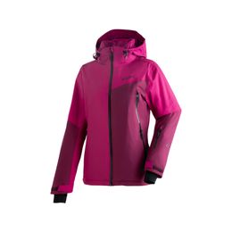 Skijacke Maier Sports "Nuria", Damen, Gr. 48, pink (magenta), 100% Polyester, Rundhals, Jacken Skijacke, Damen Winterjacke, wind- und wasserdicht, 3 RV-Taschen, Regular Fit