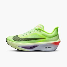 Laufschuh Nike "W ZOOM FLY 6", Damen, Gr. 37,5, barely volt, off noir, volt, blau tint, Synthetik, Textil, Schuhe Laufschuh