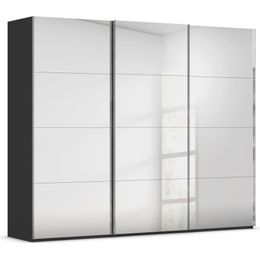 Schwebet&uuml;renschrank Rauch "Kleiderschrank Schrank Garderobe Schlafzimmerschrank SCALE-FYRA", schwarz, B:271cm H:223cm T:68cm, Holzwerkstoff, Schr&auml;nke, Schwebet&uuml;renschrank, edle viergeteilte T&uuml;ren, Spiegelfront und viele Farben MADE IN GERMANY